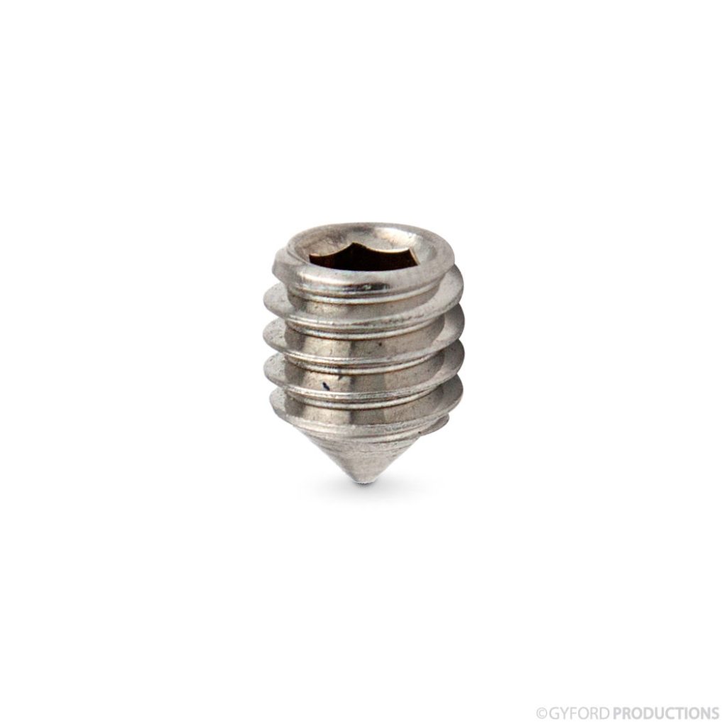 5/16-18 Cone Point Socket Set Screw | Gyford Standoff Systems