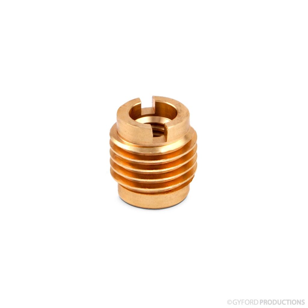 1/4-20 Threaded Knife Edge Wood Insert | Gyford Standoff Systems