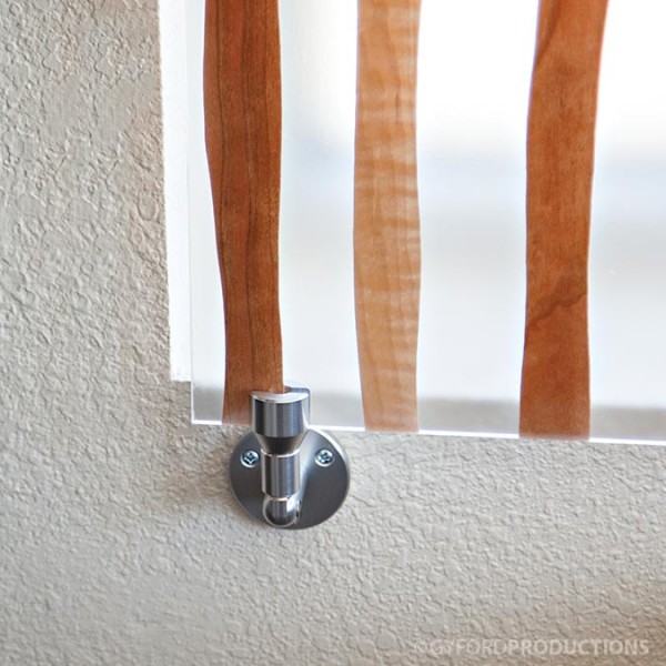 Walls can be made into something unique by adding standoffs and panels ...