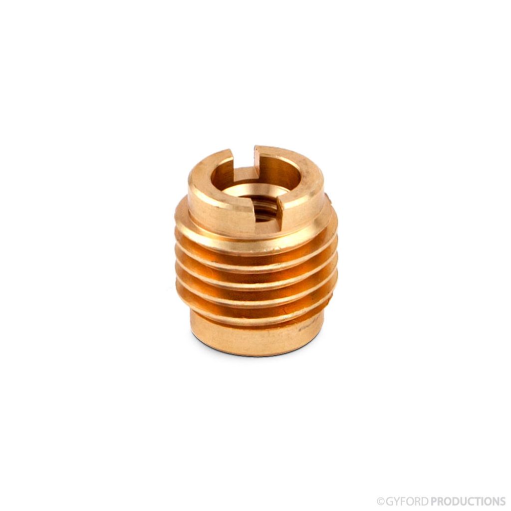 5/16-18 Threaded Knife Edge Wood Insert | Gyford Standoff Systems